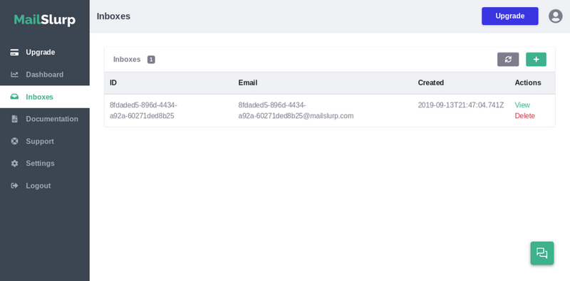 Similar to MailSlurp